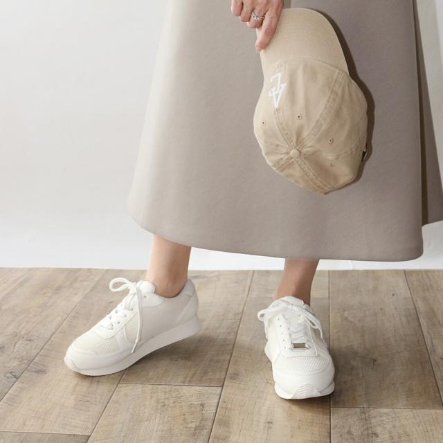 フィン（Fin）/【25春夏新作】ナイロンメッシュ厚底スニーカー
