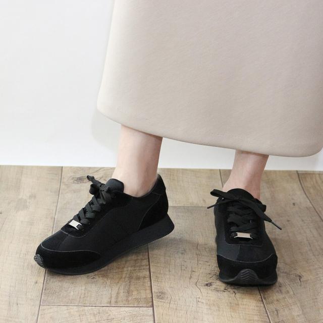 フィン（Fin）/【25春夏新作】ナイロンコンビ厚底スニーカー