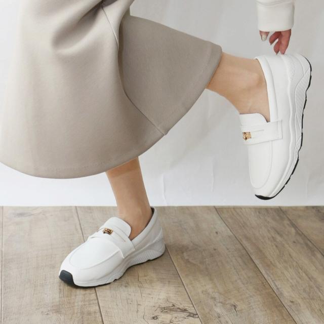 フィン（Fin）/ローファー厚底スリッポン