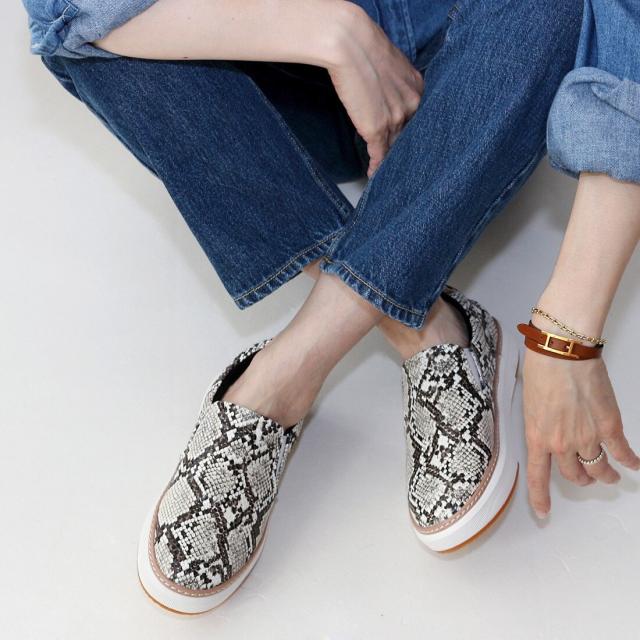 フィン（Fin）/【25春夏新作】厚底キルティングスリッポン