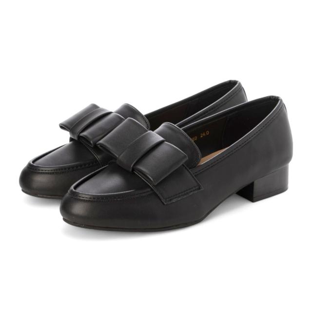 フィン（Fin）/【25秋冬新作】リボンローファー【低反発スポンジ入り】