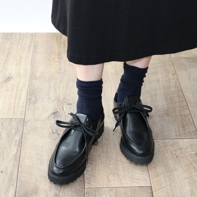 フィン（Fin）/【25秋冬新作】厚底チロリアンシューズ【低反発スポンジ入り】