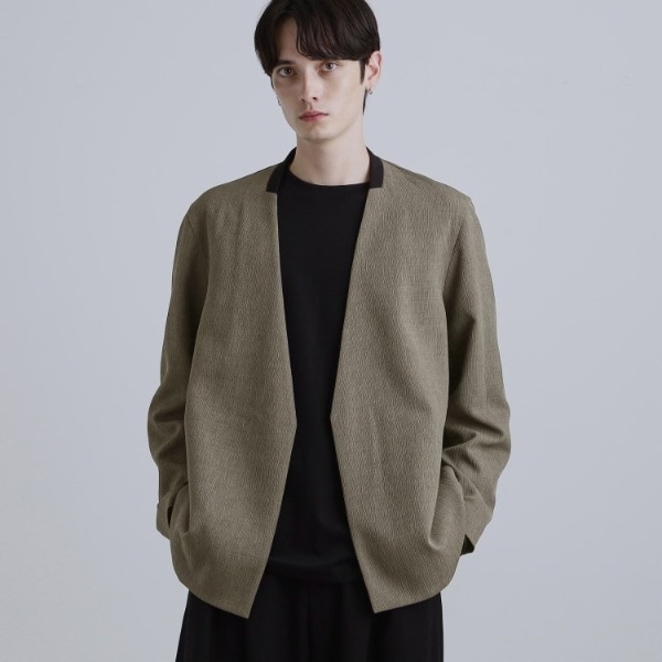 ティーケー タケオキクチ（tk．TAKEO KIKUCHI）/【セットアップ対応】テッククレープノーカラージャケット