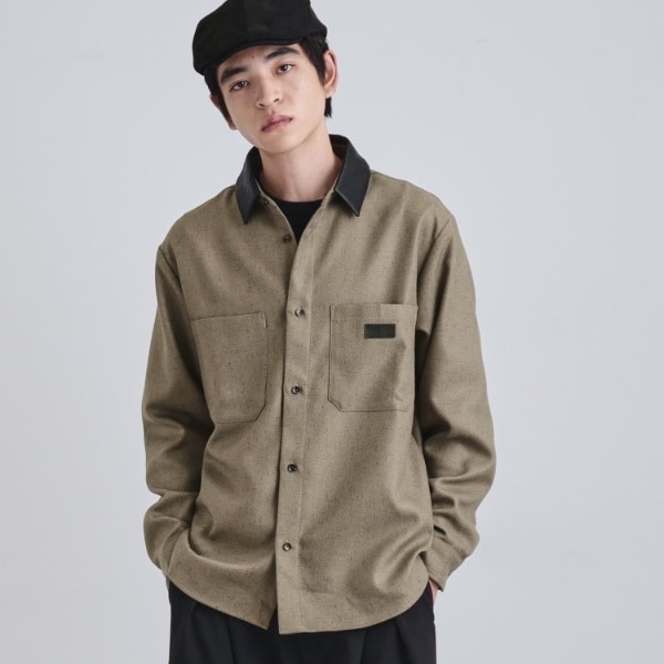 ティーケー タケオキクチ（tk．TAKEO KIKUCHI）/ヘリンボーンワーカーシャツ