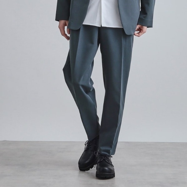 【NEW】ティーケー タケオキクチ（tk．TAKEO KIKUCHI）/【セットアップ対応】360度ストレッチ ワイドテーパードパンツ