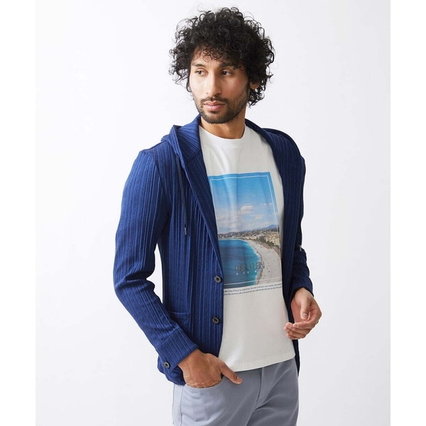 ミッシェルクランオム（MICHEL  HOMME）/プリーツパーカージャケット