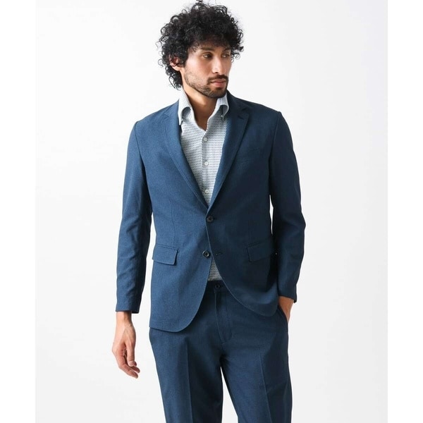 ミッシェルクランオム（MICHEL  HOMME）/【セットアップ】メッシュテーラードジャケット