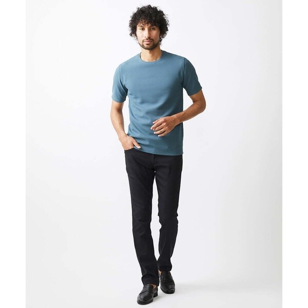 ミッシェルクランオム（MICHEL  HOMME）/《日本製》ワッフル半袖カットソー