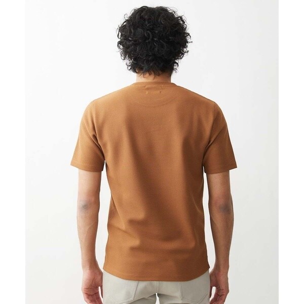 ミッシェルクランオム（MICHEL  HOMME）/《日本製》ワッフル半袖カットソー