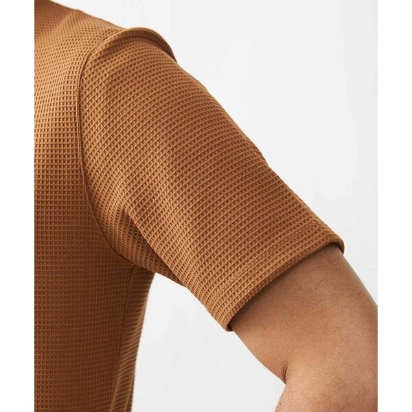 ミッシェルクランオム（MICHEL  HOMME）/《日本製》ワッフル半袖カットソー