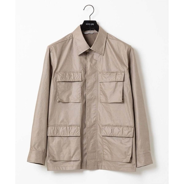 ミッシェルクランオム（MICHEL  HOMME）/ヴィンテージ調ツイルシャツジャケット セットアップ
