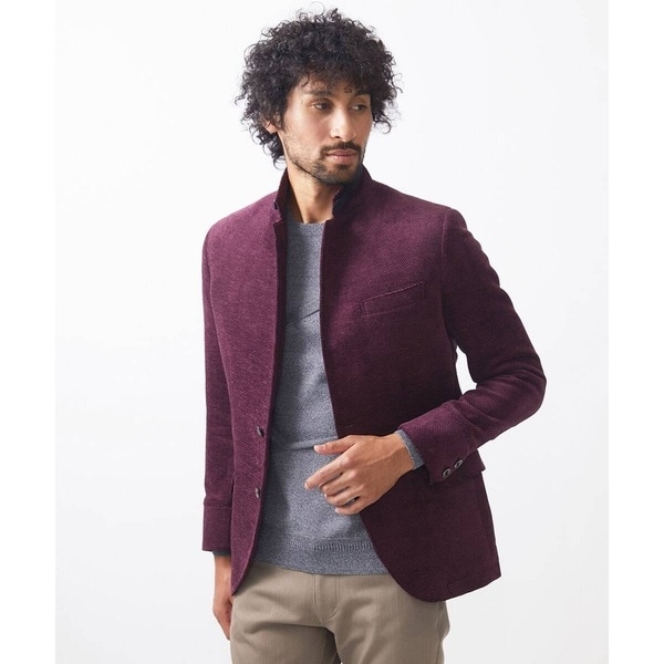 ミッシェルクランオム（MICHEL  HOMME）/スエード調コンバーチブルジャケット