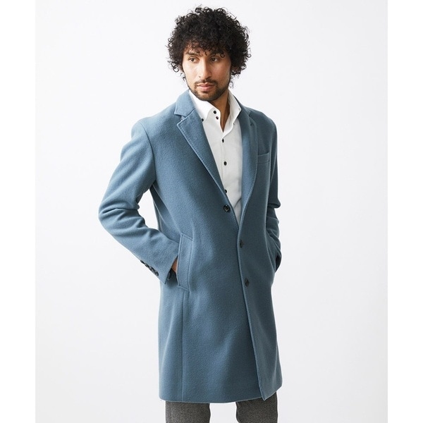 ミッシェルクランオム（MICHEL  HOMME）/コンバーチブルウールチェスターコート