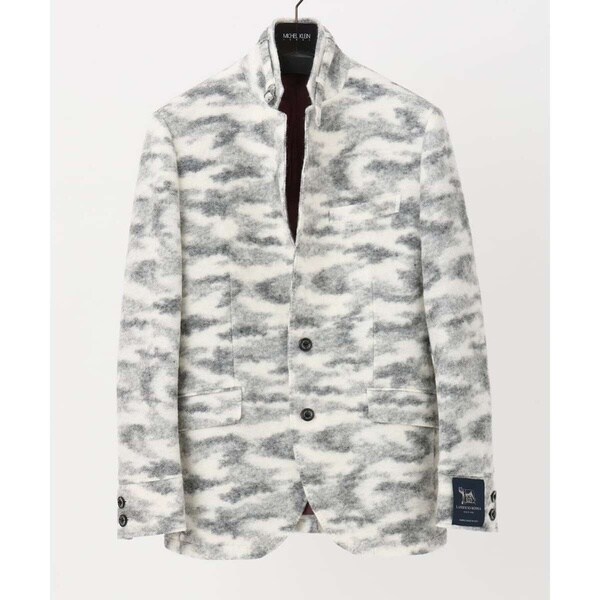 ミッシェルクランオム（MICHEL  HOMME）/総柄コンバーチブルジャケット