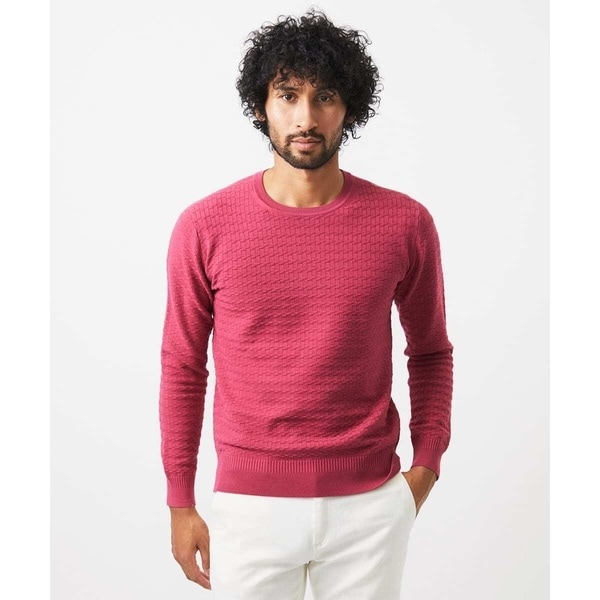 ミッシェルクランオム（MICHEL  HOMME）/クラシカルクルーネックニット