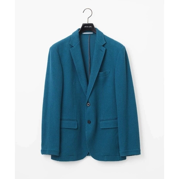 ミッシェルクランオム（MICHEL  HOMME）/ニット編みテーラードジャケット