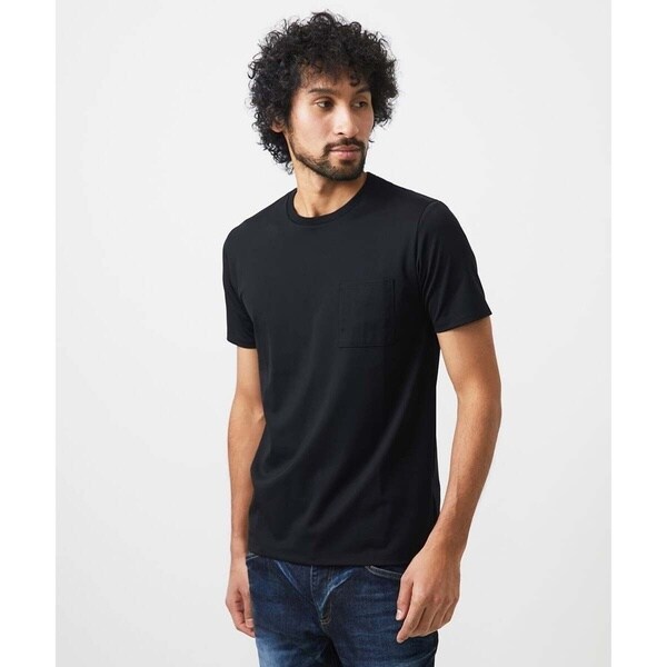 ミッシェルクランオム（MICHEL  HOMME）/《日本製》胸ポケット付きクルーネック半袖カットソー