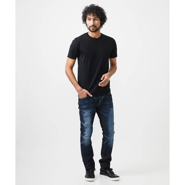 ミッシェルクランオム（MICHEL  HOMME）/《日本製》胸ポケット付きクルーネック半袖カットソー