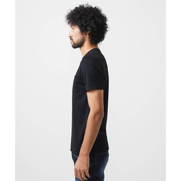 ミッシェルクランオム（MICHEL  HOMME）/《日本製》胸ポケット付きクルーネック半袖カットソー