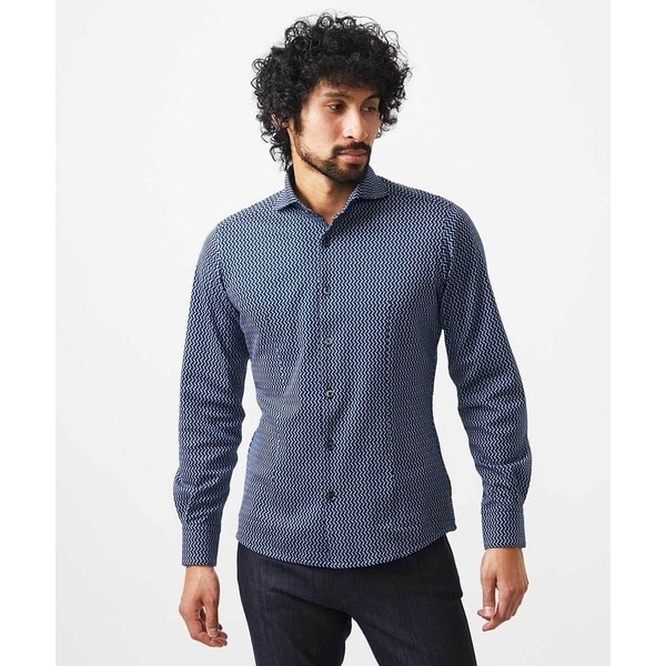 ミッシェルクランオム（MICHEL  HOMME）/《日本製》ストレッチラッセル長袖シャツ