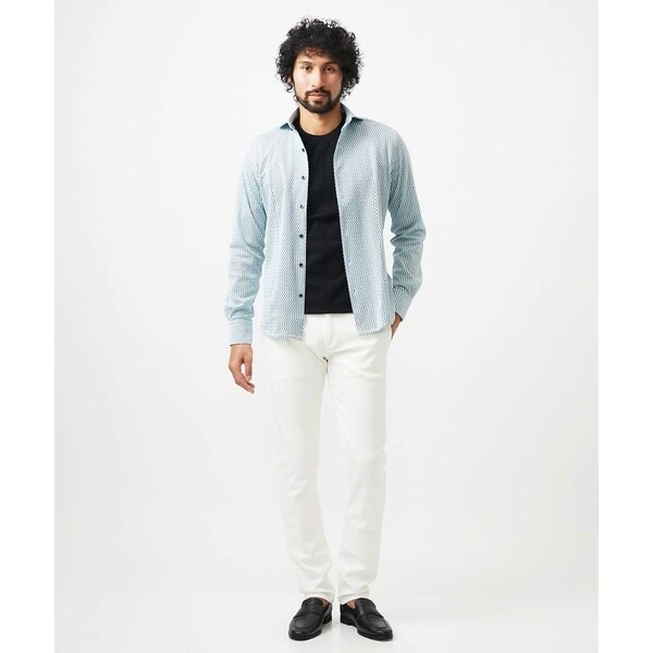 ミッシェルクランオム（MICHEL  HOMME）/《日本製》ストレッチラッセル長袖シャツ