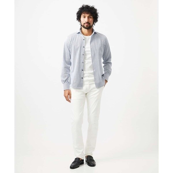 ミッシェルクランオム（MICHEL  HOMME）/《日本製》ストレッチラッセル長袖シャツ