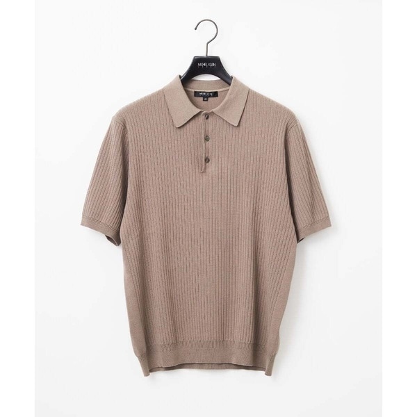 ミッシェルクランオム（MICHEL  HOMME）/ニットポロシャツ
