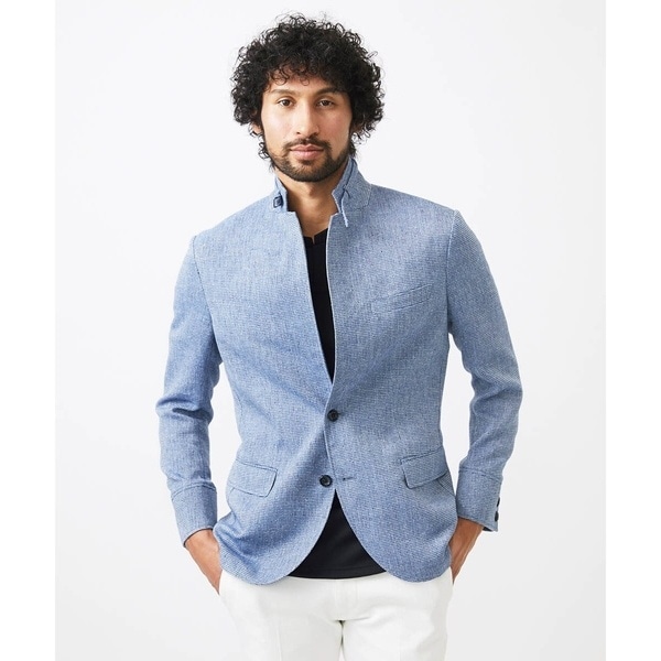 ミッシェルクランオム（MICHEL  HOMME）/カラミメッシュコンバーチブルジャケット