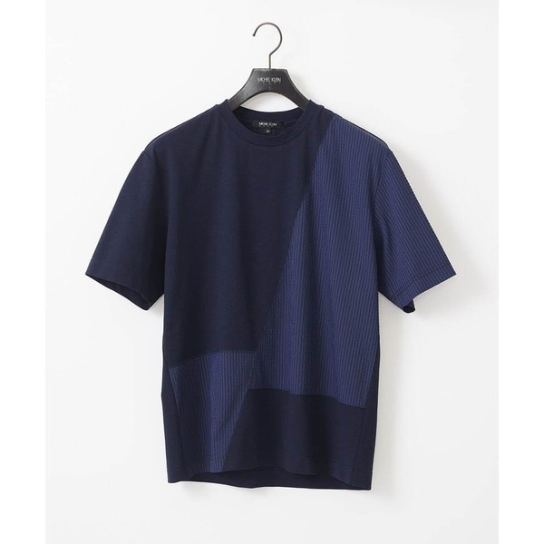 ミッシェルクランオム（MICHEL  HOMME）/【セットアップ】切り替えクルーネック半袖カットソー