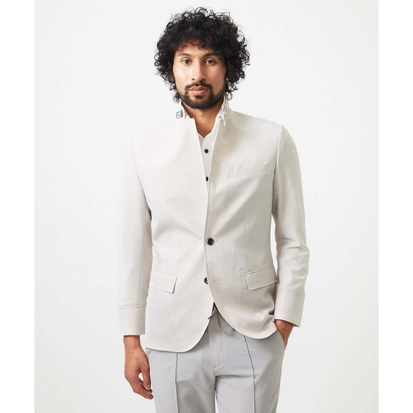 ミッシェルクランオム（MICHEL  HOMME）/メッシュ調コンバーチブルジャケット