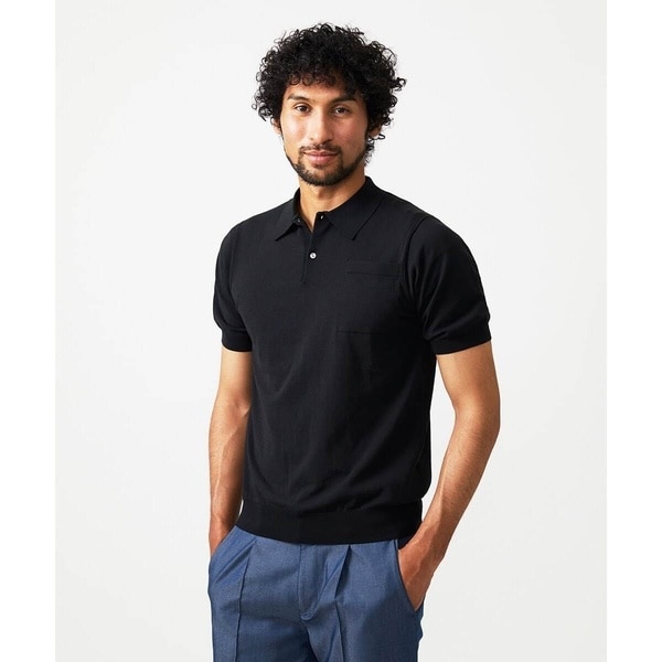 ミッシェルクランオム（MICHEL  HOMME）/半袖ニットポロシャツ