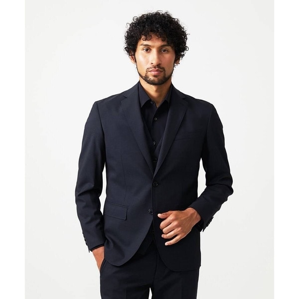 ミッシェルクランオム（MICHEL  HOMME）/【セットアップ】チェック柄テーラードジャケット