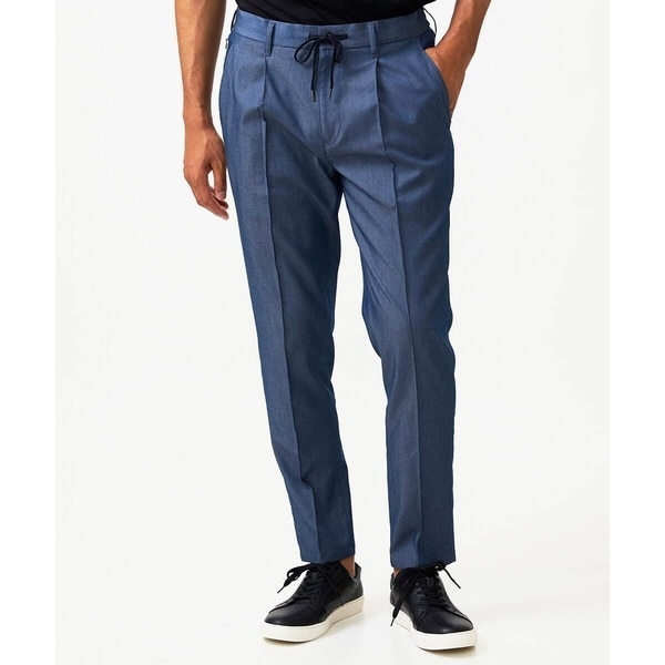 【NEW】ミッシェルクランオム（MICHEL  HOMME）/ワンタックイージーパンツ