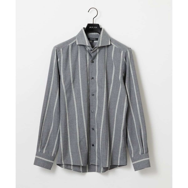 ミッシェルクランオム（MICHEL  HOMME）/ストライプ柄長袖シャツ