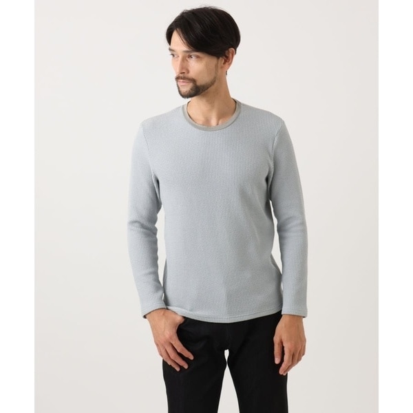 ミッシェルクランオム（MICHEL  HOMME）/ウェーブジャージクルーネック長袖カットソー