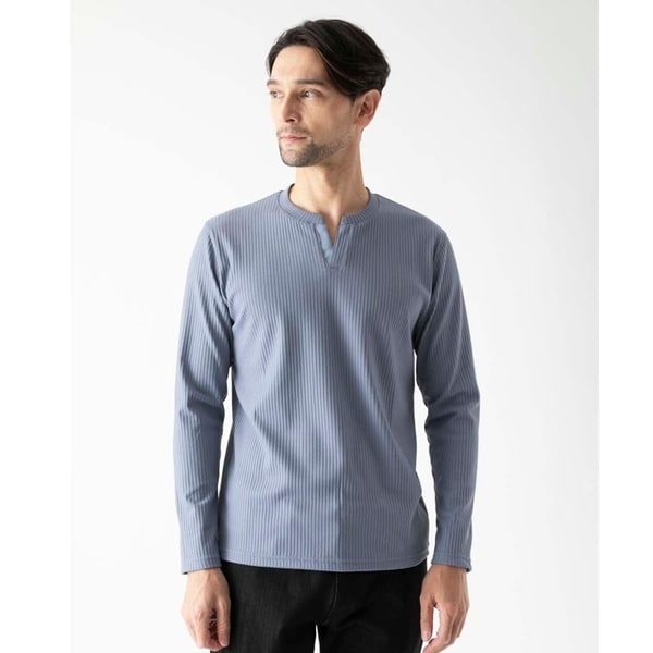 ミッシェルクランオム（MICHEL  HOMME）/メイストレッチリブカットソー