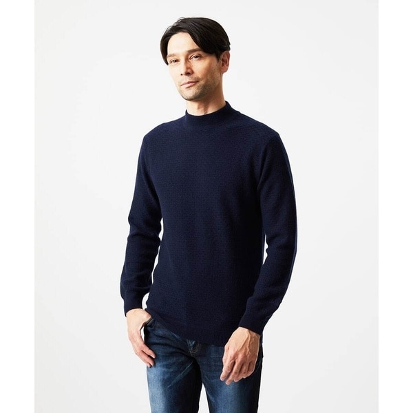 ミッシェルクランオム（MICHEL  HOMME）/カシミアモックネックニット