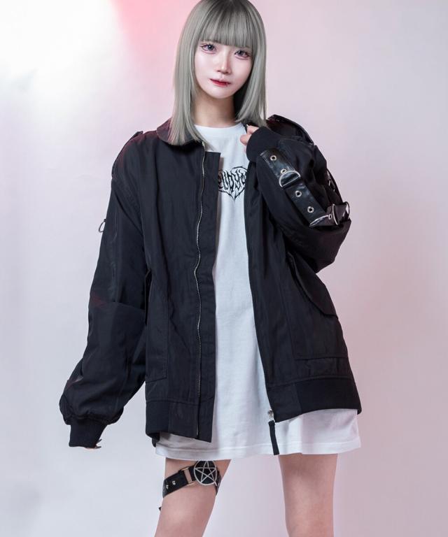 バックステージパス（backstagepass）/GENERAL(ゼネラル)オーバーサイズ フライトジャケット