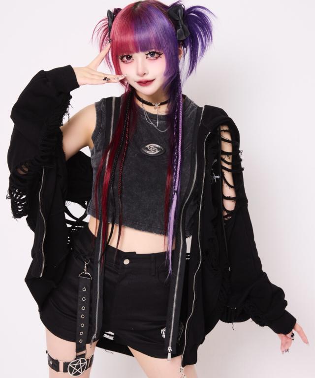 バックステージパス（backstagepass）/DESTROY HOODIE−VEIN(デストロイフーディー ヴェイン)