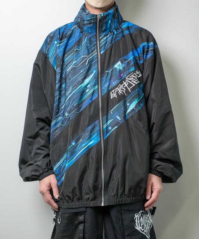 バックステージパス（backstagepass）/ELECTRONIC CIRCUIT(エレクトロニック サーカス)オーバーサイズ トラックジャケット