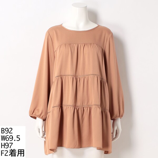 ラ・クープ/無地アムンゼンティアードチュニック