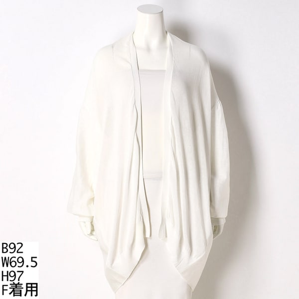 ラ・クープ/ニットドッキングロングカーデ