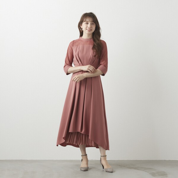 ラ・クープ/プリーツスカート付きドレス