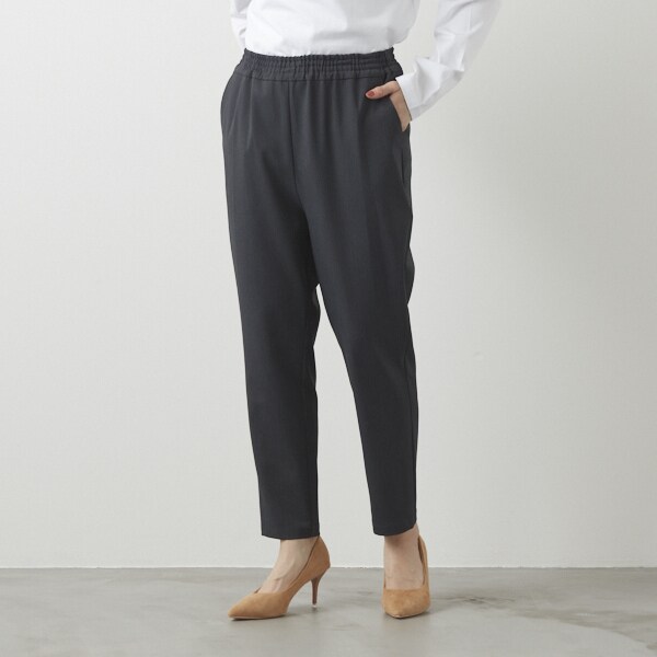 ラ・クープ（LACOUPE）/【 接触冷感 】【ストレッチ】ウォッシャブルツイル　テーパードパンツ