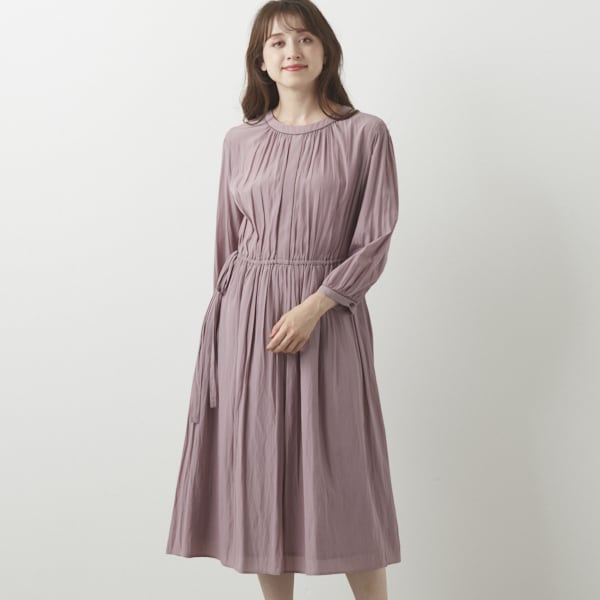 ラ・クープ/ピーチタッチギャザーワンピース