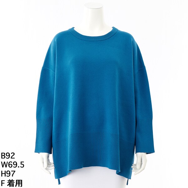 ラ・クープ（LACOUPE）/無地ニットプルオーバー