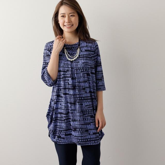 ラ・クープ（LACOUPE）/強撚スムースチュニック