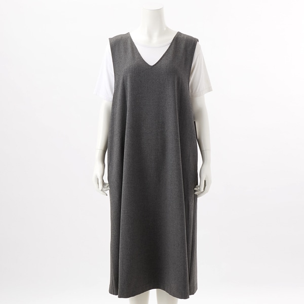 ラ・クープ（LACOUPE）/ストレッチツイルジャンパードレス