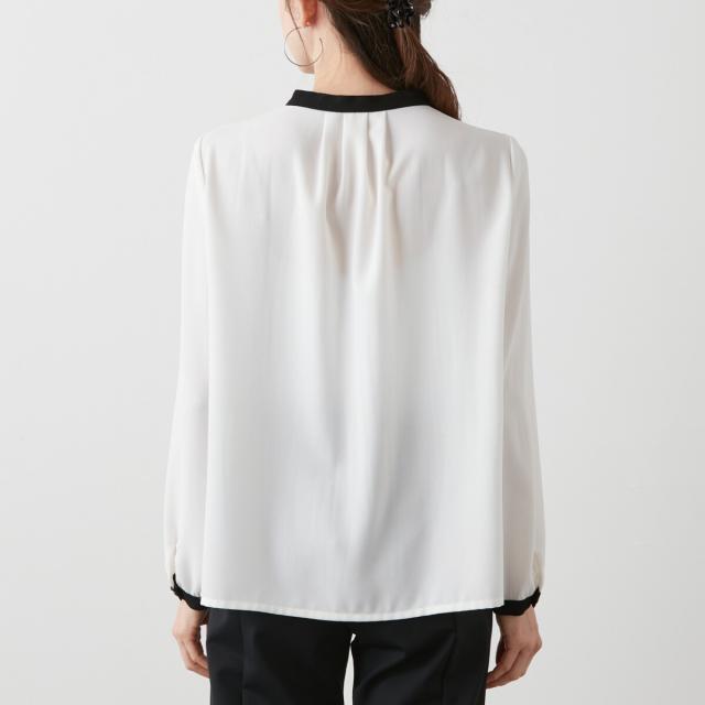 ラ・クープ（LACOUPE）/【洗える】バイカラーブラウスの通販はau PAY