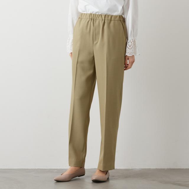 ラ・クープ（LACOUPE）/[ ストレッチ ] 快適な履き心地テーパードセンタークリースパンツ